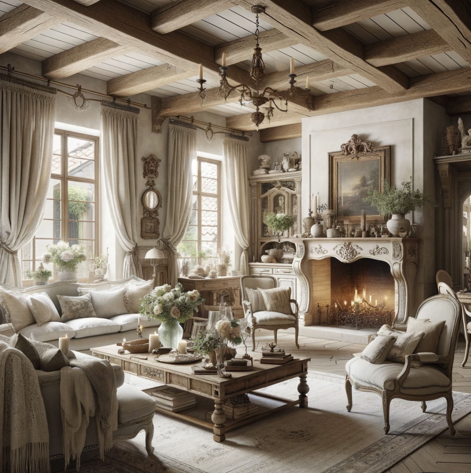 Title: French Country Style: Inspiring Interior Design Ideas - ZYYAH